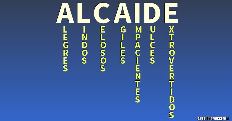 Significado del apellido alcaide - Significados de los apellidos