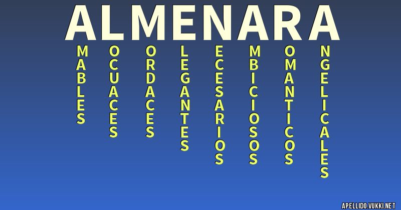 Significado del apellido almenara - Significados de los apellidos