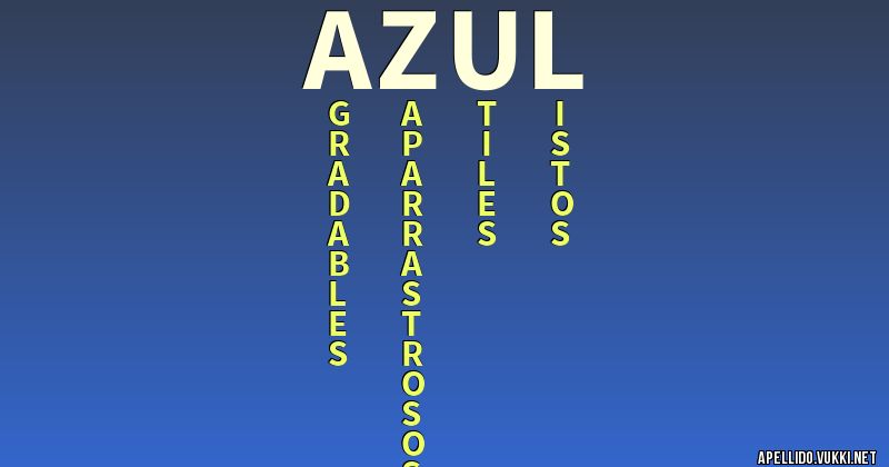 Significado del apellido azul - Significados de los apellidos