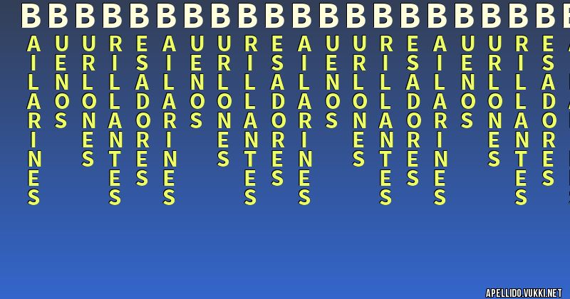 Significado del apellido bbbbbbbbbbbbbbbbbbbbbb - Significados de los ...