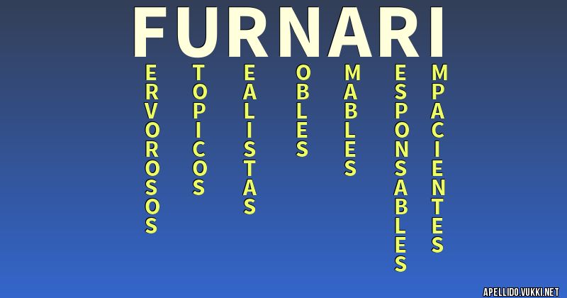 Significado del apellido furnari - Significados de los apellidos
