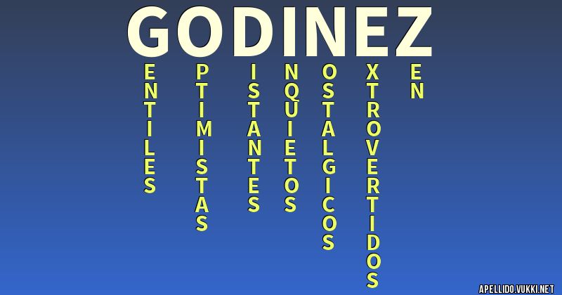 Significado del apellido godinez - Significados de los apellidos Significado del apellido godinez - Significados de los apellidos