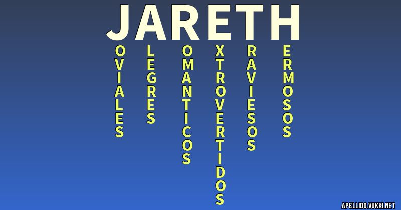 Significado del apellido jareth - Significados de los apellidos