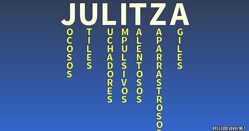 Significado del apellido julitza - Significados de los apellidos