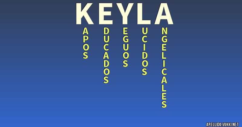Significado del apellido keyla - Significados de los apellidos