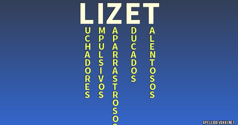 Significado del apellido lizet - Significados de los apellidos