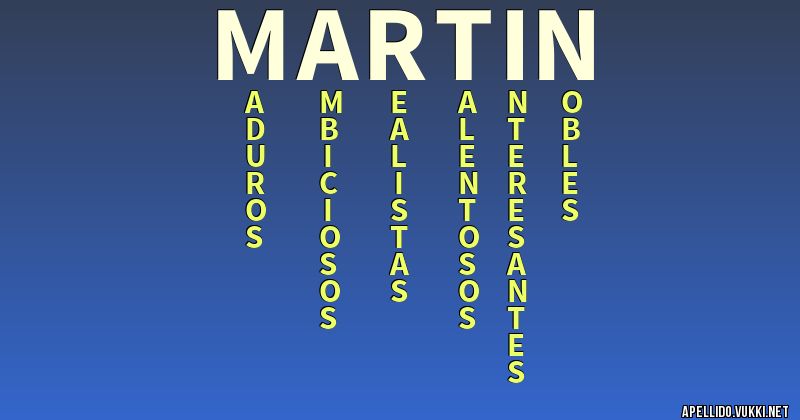 Significado del apellido martin - Significados de los apellidos