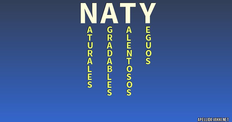 Significado del apellido naty - Significados de los apellidos