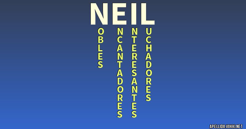 Significado del apellido neil - Significados de los apellidos