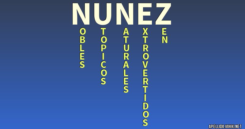 Significado del apellido nunez - Significados de los apellidos