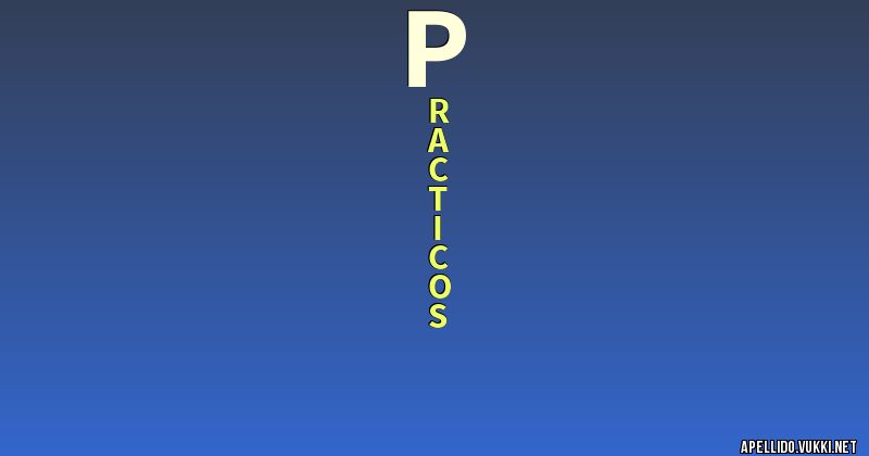 Significado del apellido p - Significados de los apellidos