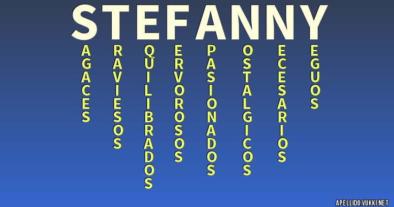 Significado del apellido stefanny - Significados de los apellidos