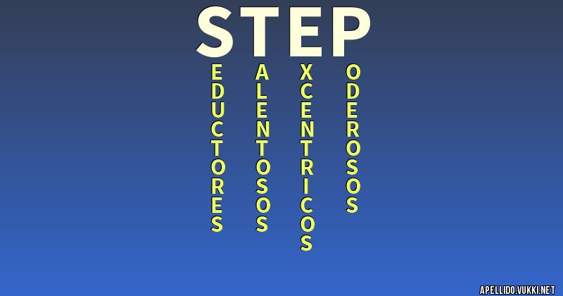 Significado del apellido step - Significados de los apellidos