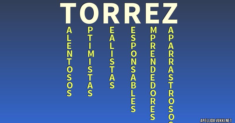 Significado del apellido torrez - Significados de los apellidos