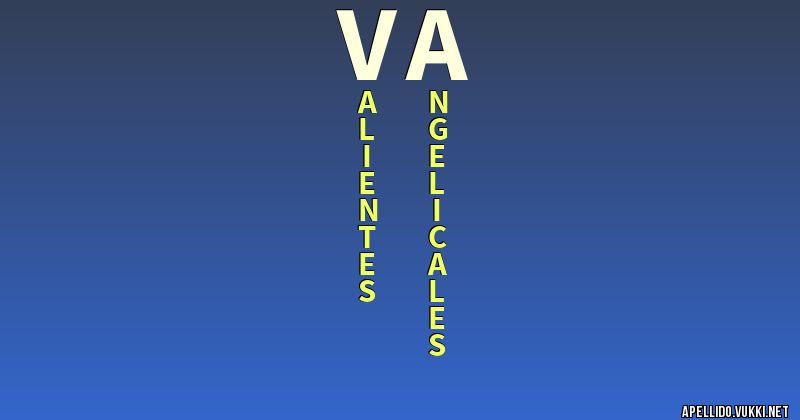 Significado del apellido va - Significados de los apellidos