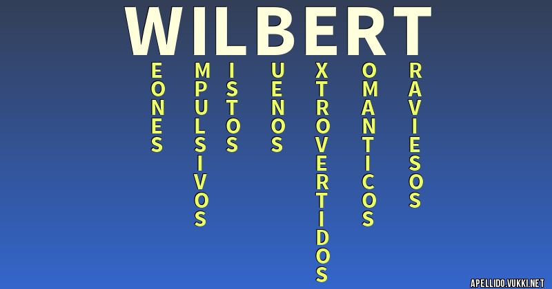 Significado del apellido wilbert - Significados de los apellidos